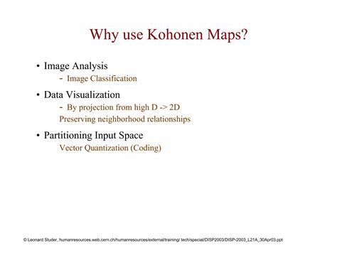 Lecture Artificial Neural Networks And Pattern Recognition Ppt