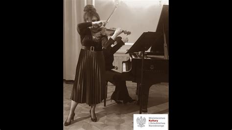 Henryk Melcer Szczawiński Sonata for Violin and Piano IV Allegro giojoso YouTube