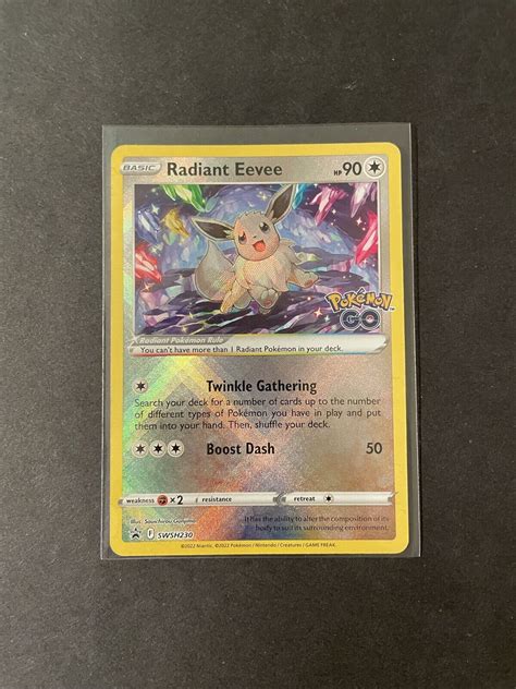 Mavin Pokémon Tcg Radiant Eevee Swsh Black Star Promos Swsh230 Holo Promo