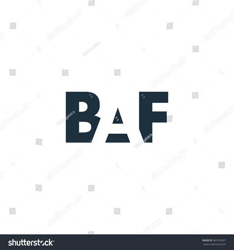 Baf Logo Vector Graphic Branding Letter Stock Vector (Royalty Free ...