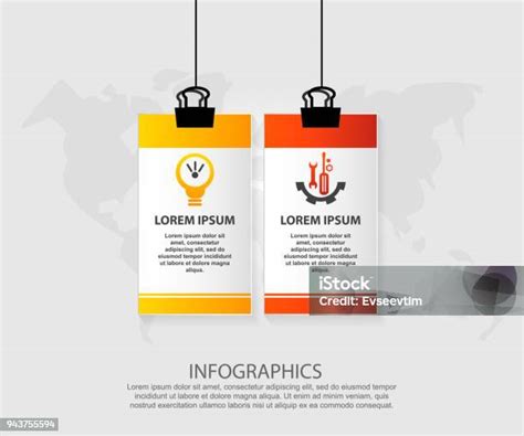 현대 벡터 일러스트입니다 일시 중단 된 장의 종이에 Infographic 패턴입니다 2 단계와 3 차원 스타일입니다 비즈니스