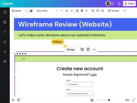 Free Online Wireframe Tool Canva