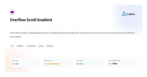 Mastering Overflow Scroll Gradient with CSS | LabEx