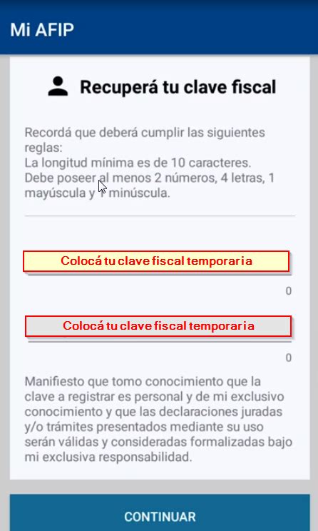 Sacar O Blanquear Mí Clave Fiscal En Mi Afip Infotramites