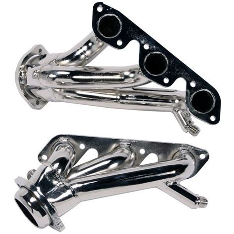 1999 2004 Ford Mustang V6 1 5 8 In Shorty Headers Titanium Ceramic By Bbk Performance 4008