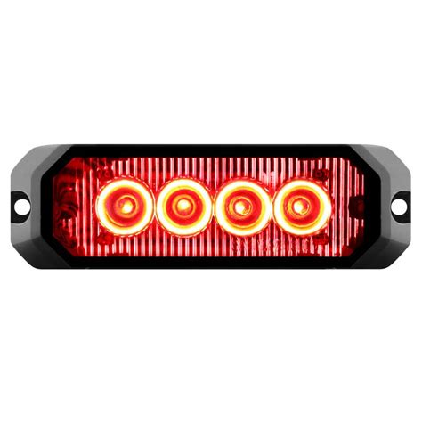 Buy 4 Rectangular Led Strobe Light High Power Big Rig Chrome