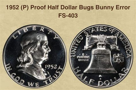 1952 Half Dollar Coin Value Errors List D S No Mint Mark Worth