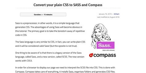 Best Sass Tutorials A Comprehensive Guide To Sass