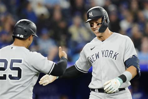 Yankees Bullpen Steps Up Late In Win Over Blue Jays After Aaron Judge