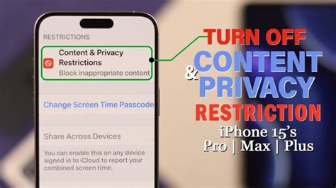 how do i turn off restrictions on ios15 — the daily vpn
