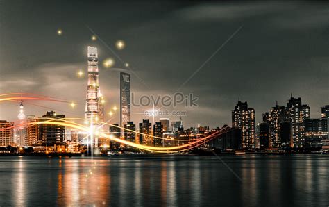 과학 기술 도시 배경 사진 및 창의적인 일러스트 무료 다운로드 Lovepik