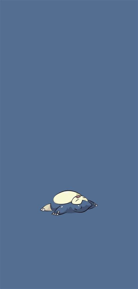 Minimal Snorlax• High Resolution Wallpaper • 1080 X 2400 Pixels