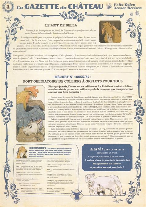 Le château des Animaux La Gazette du Château n