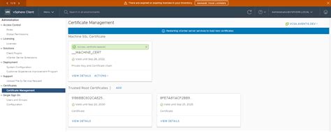 How To Replace VCenter 7 Self Signed Certificate AventisTech