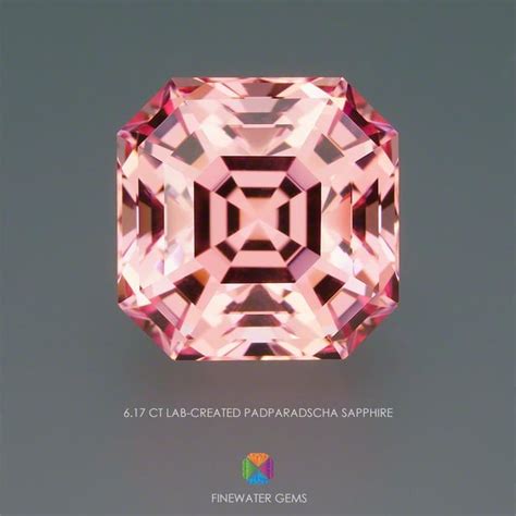Lab Created Padparadscha Sapphire Rsyntheticgemstones