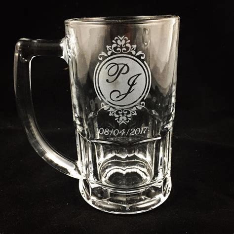 Caneca De Chopp Vidro Personalizada Modelo Bistrol 340ml Elo7