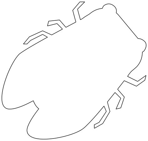 Shape Of Bug Free Printable Papercraft Templates