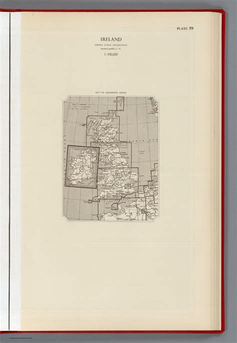 Index To Ireland Simple Conic Projection Standard Parallels 55