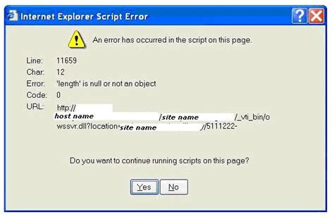 Nicholas Bisciotti S Blog SharePoint V3 Error IE Script Error When