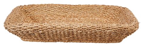 Creative Co Op Oversized Handwoven Seagrass Traybasket