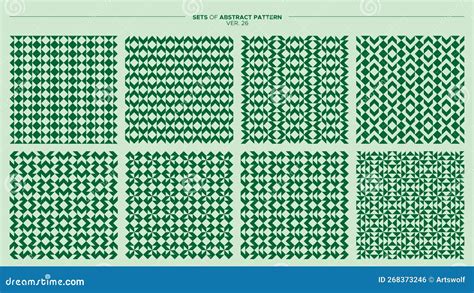 几何无缝模式采集 极简三角形图案设计 向量例证 插画 包括有 平面 无缝 现代 重复 格子花呢披肩 268373246