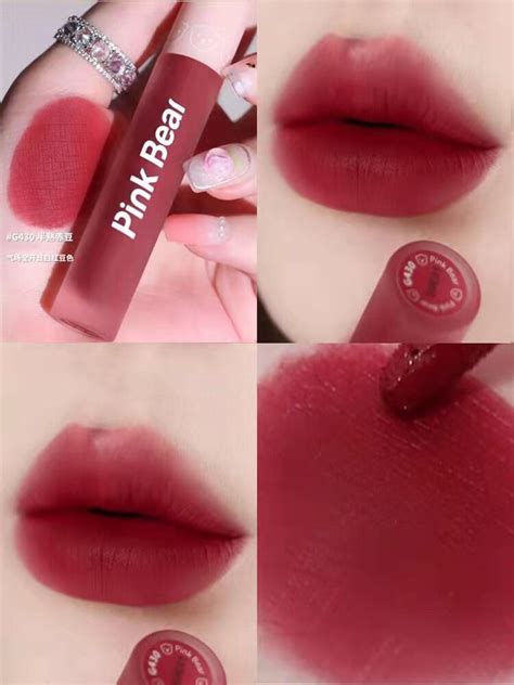 Son Môi Son Môi Nhung Sữa Gấu Bằng Da Pinkbear Son Môi Màu Nude Mùa Hè