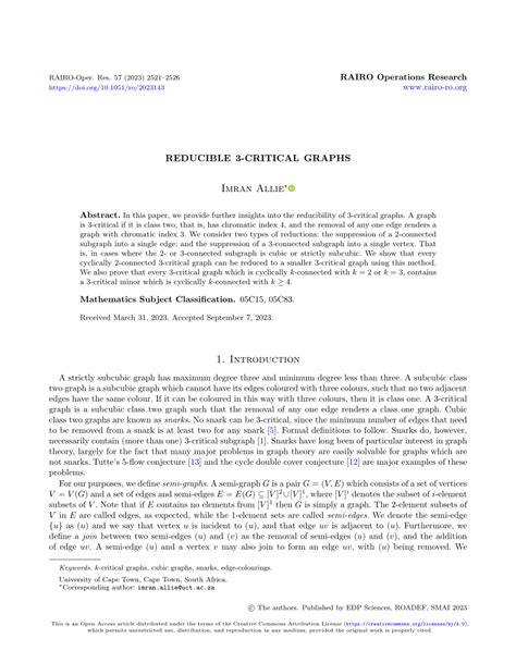 PDF Reducible 3 Critical Graphs