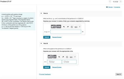 Solved Problem Of A Review Constants Part A A Chegg
