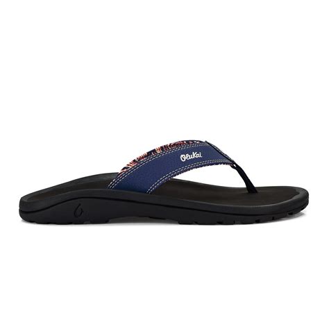 ‘ohana Mens Beach Sandals Navy Onyx Olukai Olukai Uk