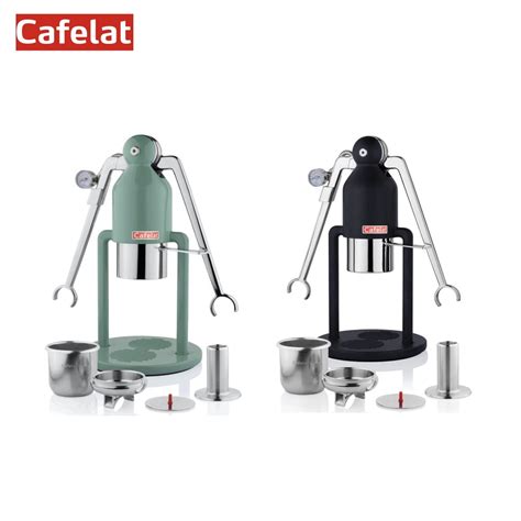 Cafelat Robot Espresso Maker With Pressure Gauge Shopee Singapore