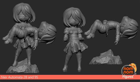 Nier Automata Yorha STL Yorha 3D Model Yorha 3D Print Files Yorha