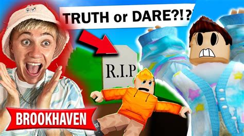 Truth Or Dare In Roblox Brookhaven Youtube