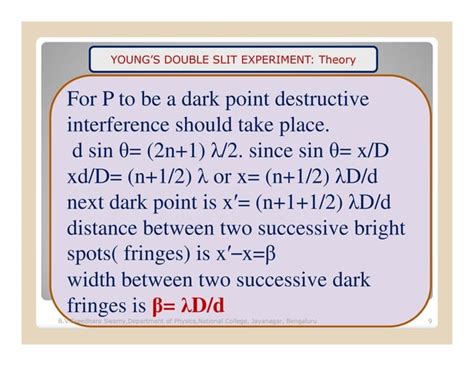 Interference Of Light Presentation Pdf