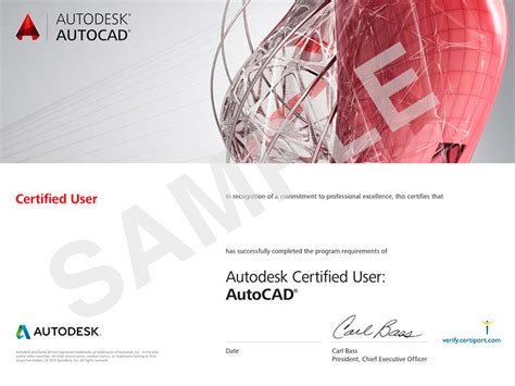 Certificazione Autodesk Certified User Acu Unisapiens