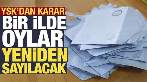 Kütahya da oylar yeniden sayılacak Haber 7 SİYASET