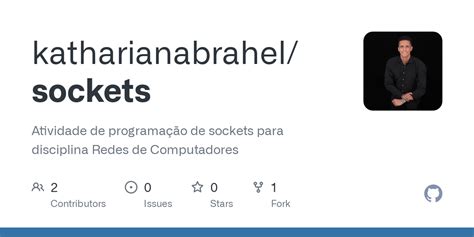 GitHub katharianabrahel sockets Atividade de programação de sockets para disciplina Redes de
