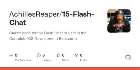 Github Achillesreaper15 Flash Chat Starter Code For The Flash Chat Project In The Complete