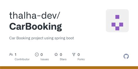 Github Thalha Devcarbooking Car Booking Project Using Spring Boot