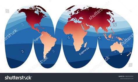imágenes de Proyección de mollweide Imágenes fotos y vectores de stock Shutterstock
