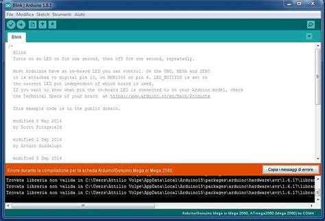 Problema Arduino Mega 2560 Generale Arduino Forum