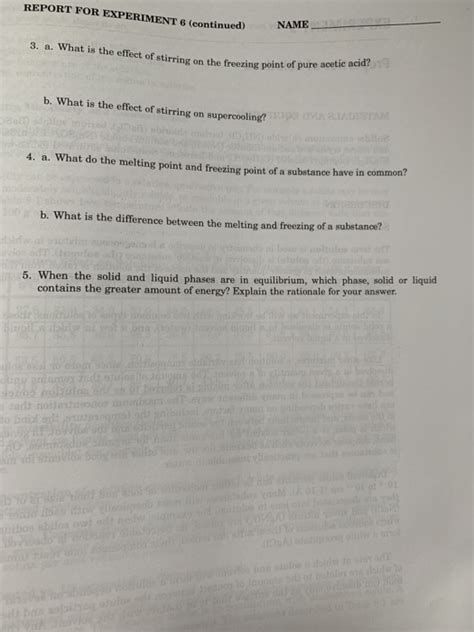 Solved Freezing Points Graphing Of Data Data Table Impure Chegg