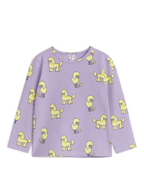 Long Sleeve Top Lilac Arket