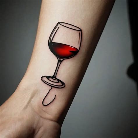 Wine Glass Tattoos Meaning Symbolism 70 Designs Hbtat2