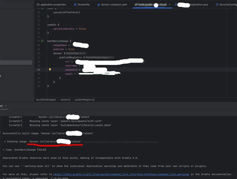 unable to push into docker private registry support jmix