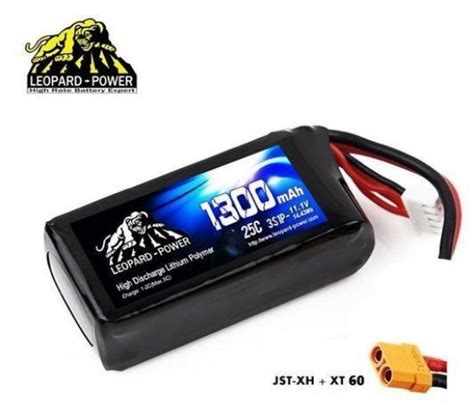 Leopard Power 3s 111v 1300mah 30c Lipo Battery With Xt60 Hobby Hangar