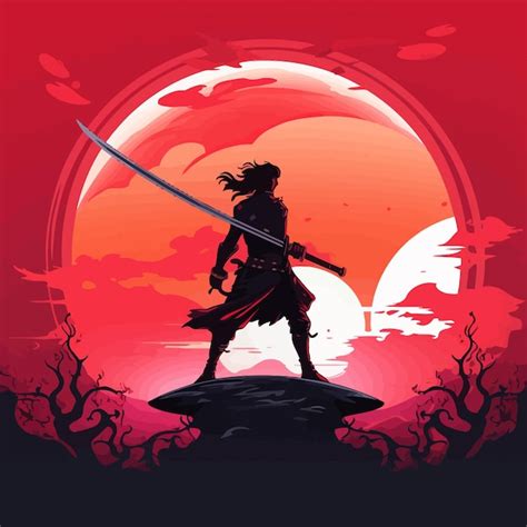 Premium Vector Japanese Samurai Vector Art
