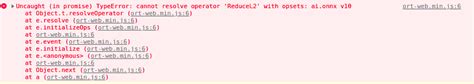 Typeerror Cannot Resolve Operator Reducel2 With Opsets Aionnx V10