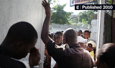 Haiti Election Looms Vying For Focus Amid Crises The New York Times