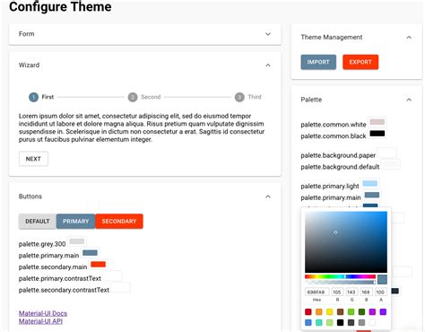 reactjs material ui next dynamically set palette color stack overflow