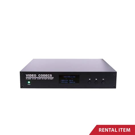 Rent Hdmi Sdi Encoder Decoder 4k 1080p Ndi Hx Srt Rtmp In Sl